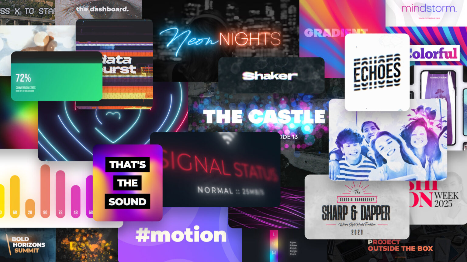 Carefully Designed Video Templates